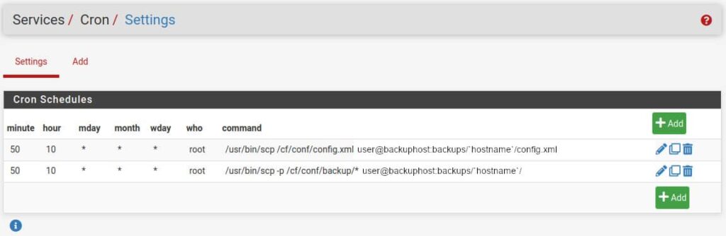 pfSense® Backup | IT and General
